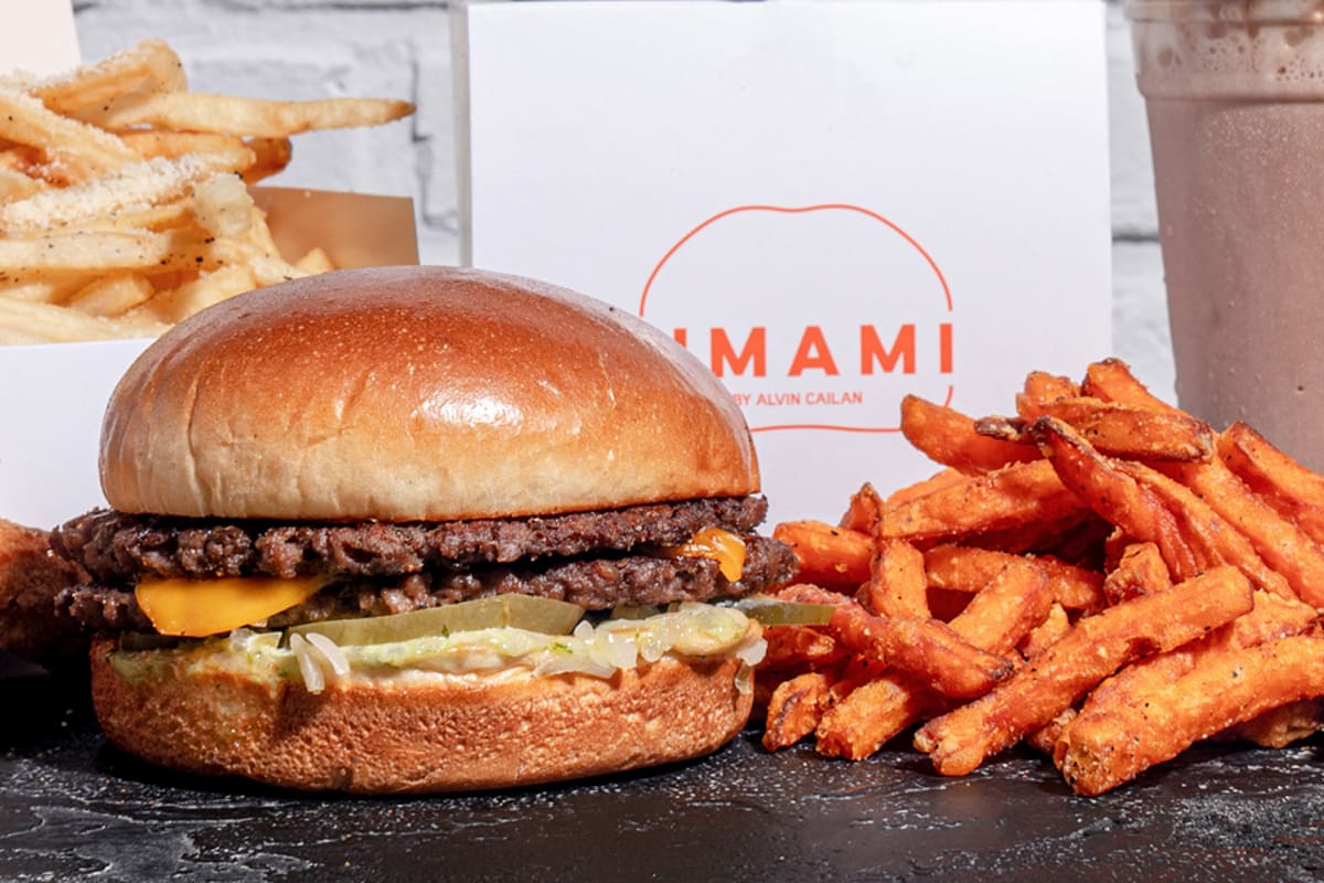 Umami Burger Delivery Menu | Order Online | 9801 Airport Blvd Los ...
