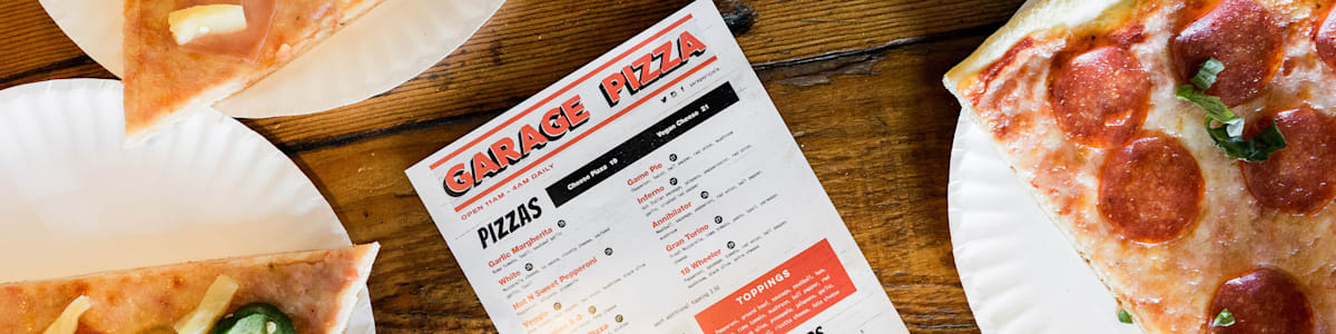 Garage Pizza Delivery Menu | Order Online | 4339-12 W Sunset Blvd Los ...