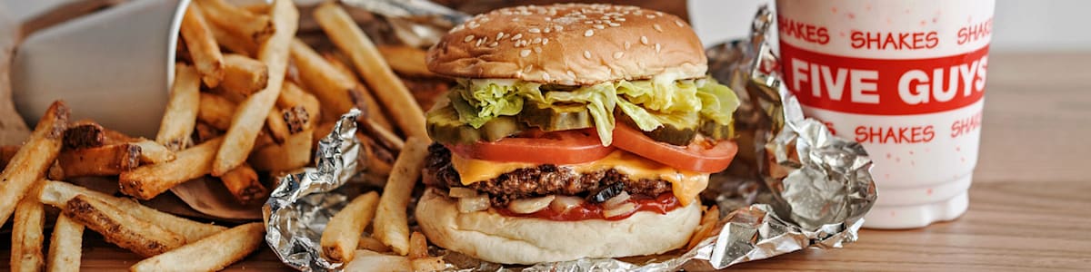 Five Guys Delivery Menu | Order Online | 2100 88th St North Bergen ...