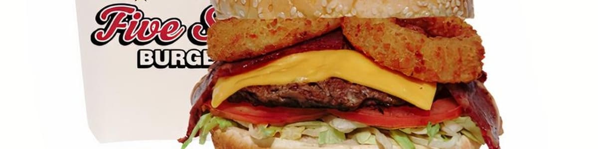 Five Star Burger Delivery Menu | Order Online | 2941 Harbor St ...