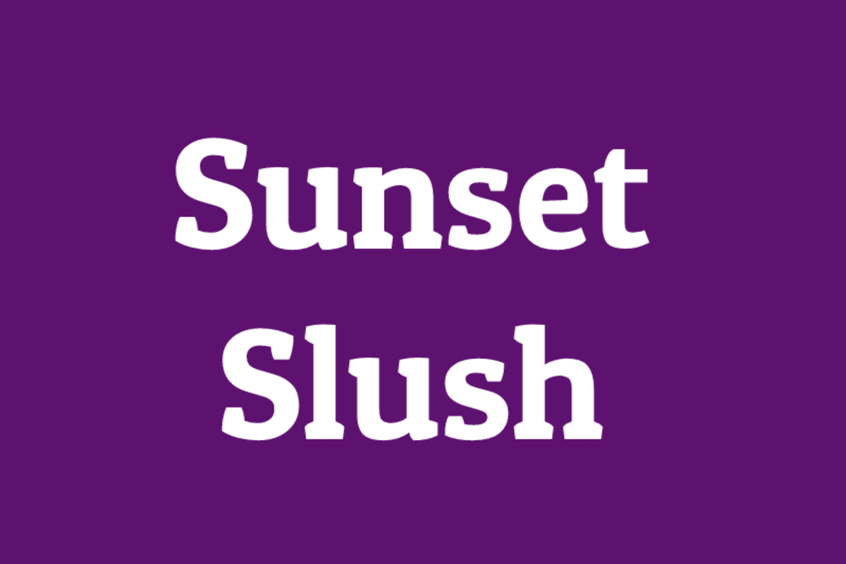 Sunset Slush - Wilson, NC Delivery Menu | Order Online | 1700 Forest ...