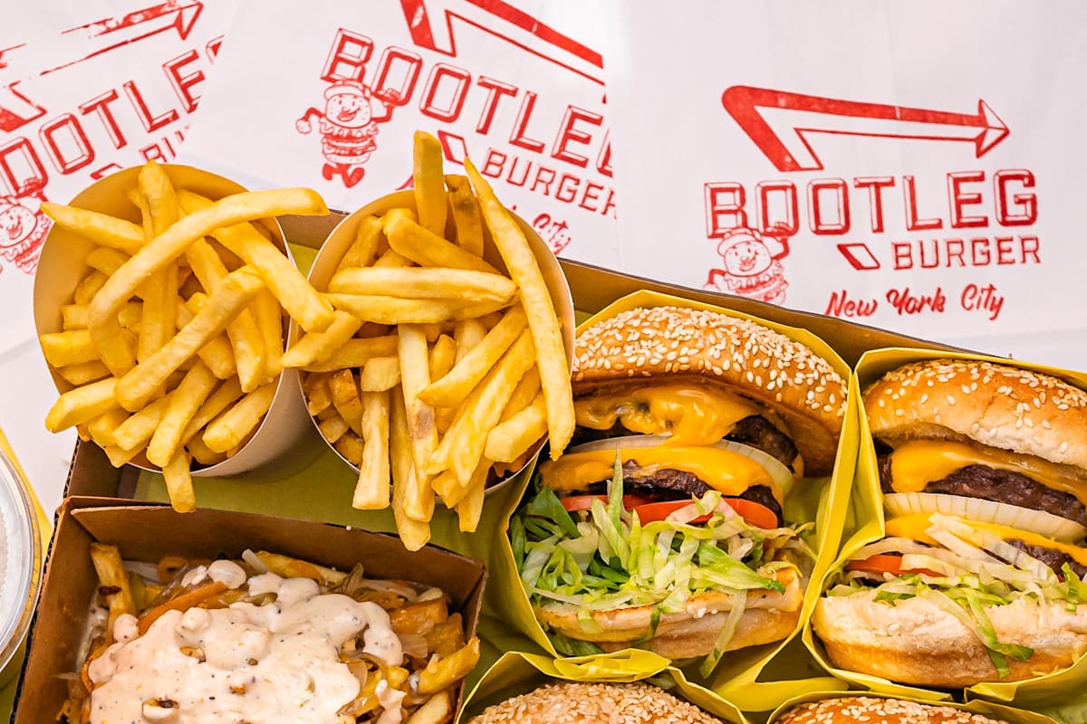 Bootleg Burger Delivery Menu | Order Online | 380 3rd Avenue New York ...