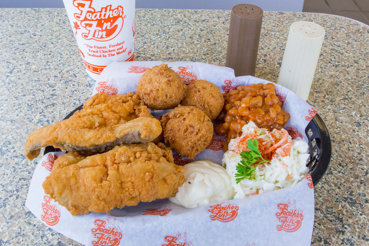 Feather-N-Fin Chicken & Seafood Delivery Menu | Order Online | 713 E ...