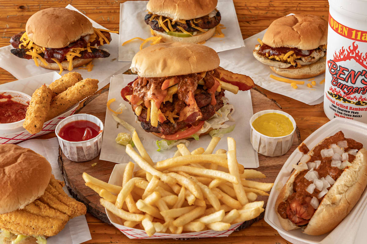 BEN'S Burgers Delivery Menu | Order Online | 2008 Clearview Pkwy ...
