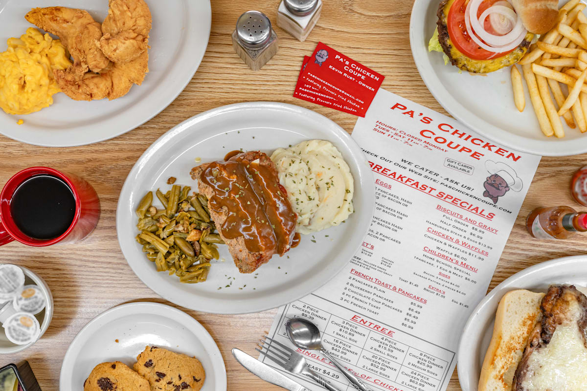 Pa's Chicken Coupe Delivery Menu | Order Online | 107 Greenway St ...