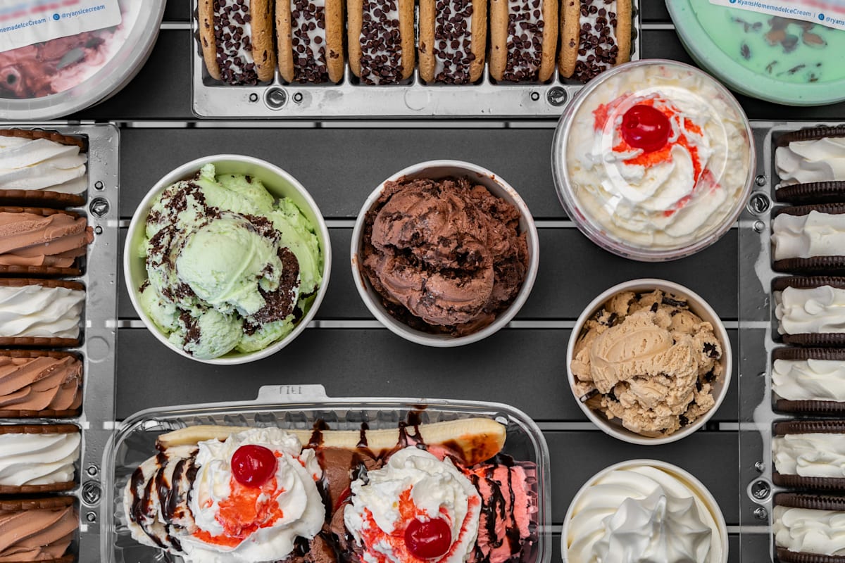 Ryan's Homemade Ice Cream Delivery Menu | Order Online | 462 Shrewsbury ...