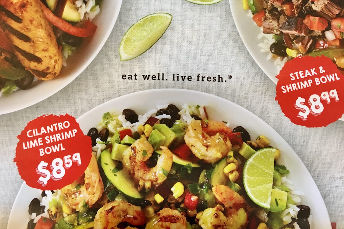 Baja Fresh Delivery Menu | Order Online | 250 Park Avenue West NW Ste ...