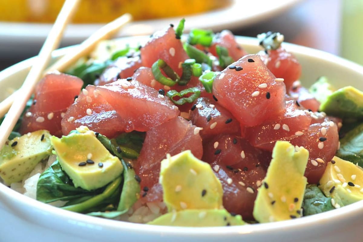 Go Fish Poke Delivery Menu | Order Online | 6030 Luther Lane, Suite 110 ...