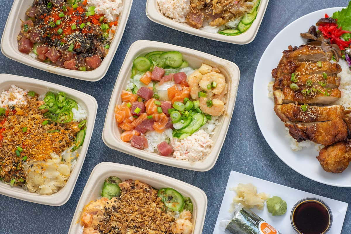 Go Fish Poke Bar Delivery Menu | Order Online | Stanford Shopping ...