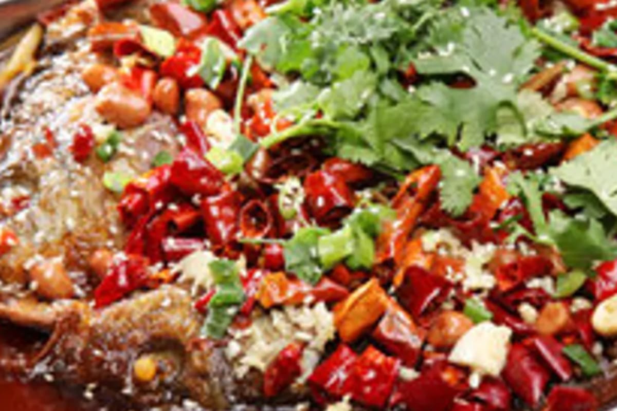 Szechuan Fish Zhu Ge Si Chu Kao Yu Delivery Menu | Order Online | 522 ...