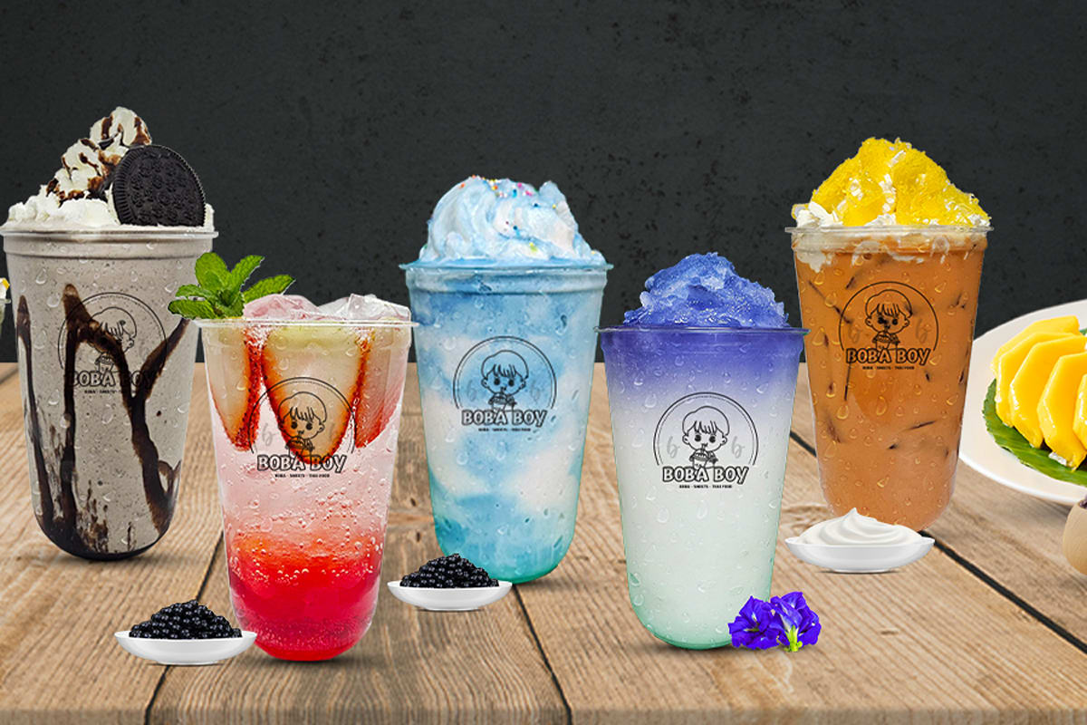 Boba Boy Café Delivery Menu | Order Online | 1650 W Warm Springs Rd ...