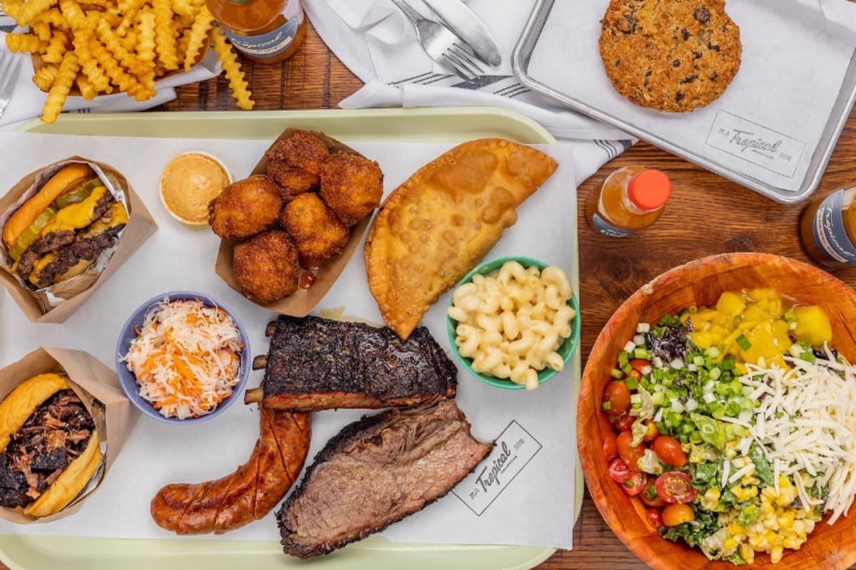 Tropical BBQ Market Delivery Menu | Order Online | 206 South Olive ...