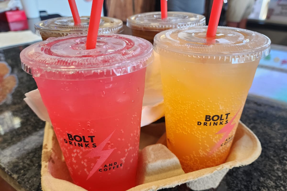 BOLT Drinks and Coffee Delivery Menu | Order Online | 400 Broad St ...