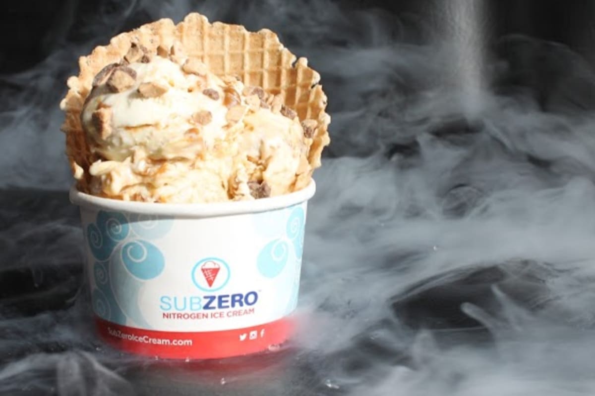 Sub Zero Nitrogen Ice Cream Delivery Menu | Order Online | 206 S ...