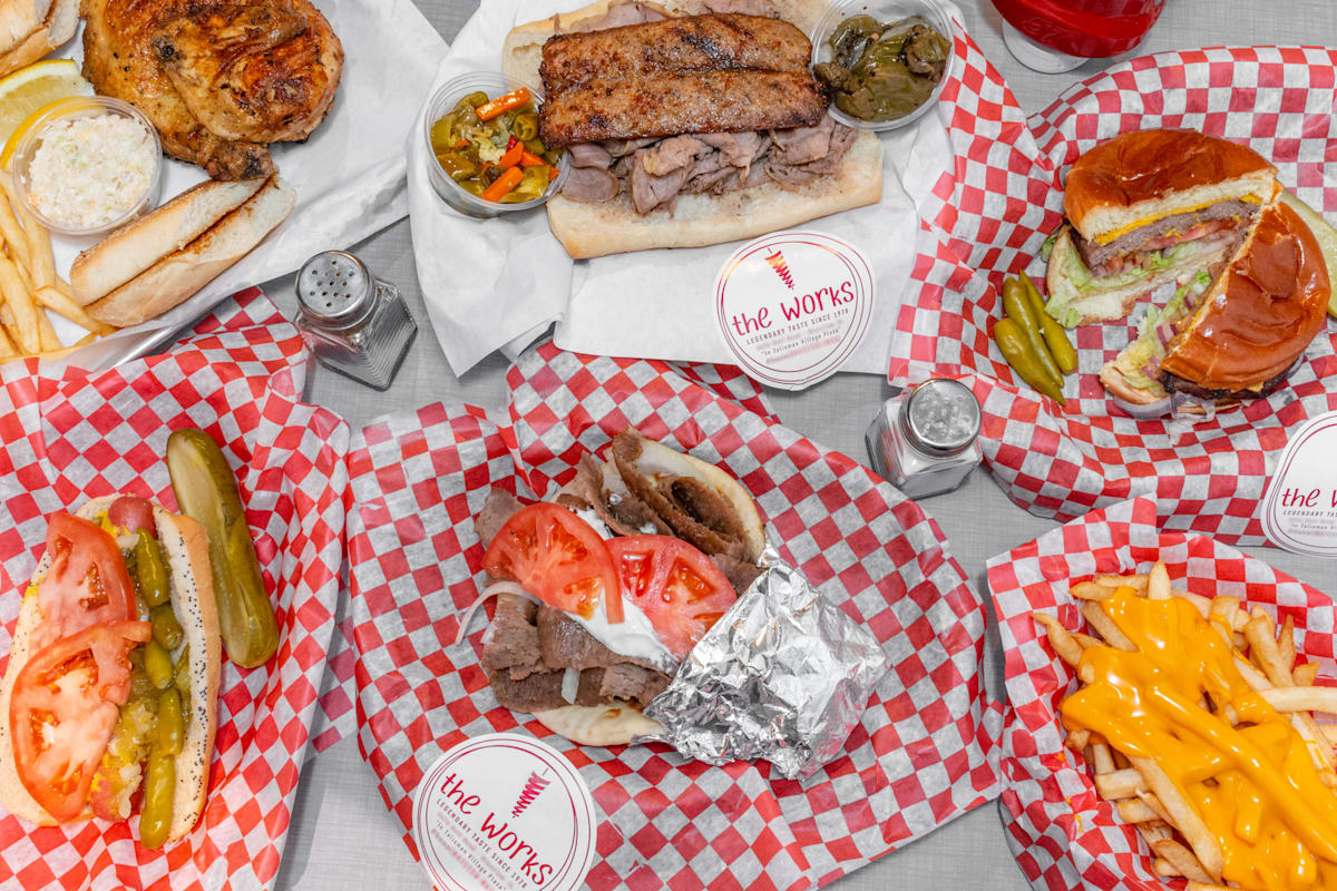 The Works Grill Delivery Menu | Order Online | 2676 Golf Rd Glenview ...