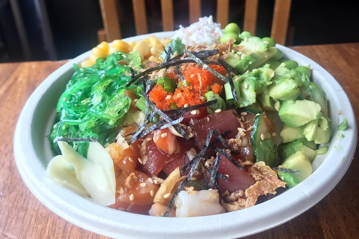 Poke Qube Delivery Menu | Order Online | 5353 NE Sandy Blvd Portland ...