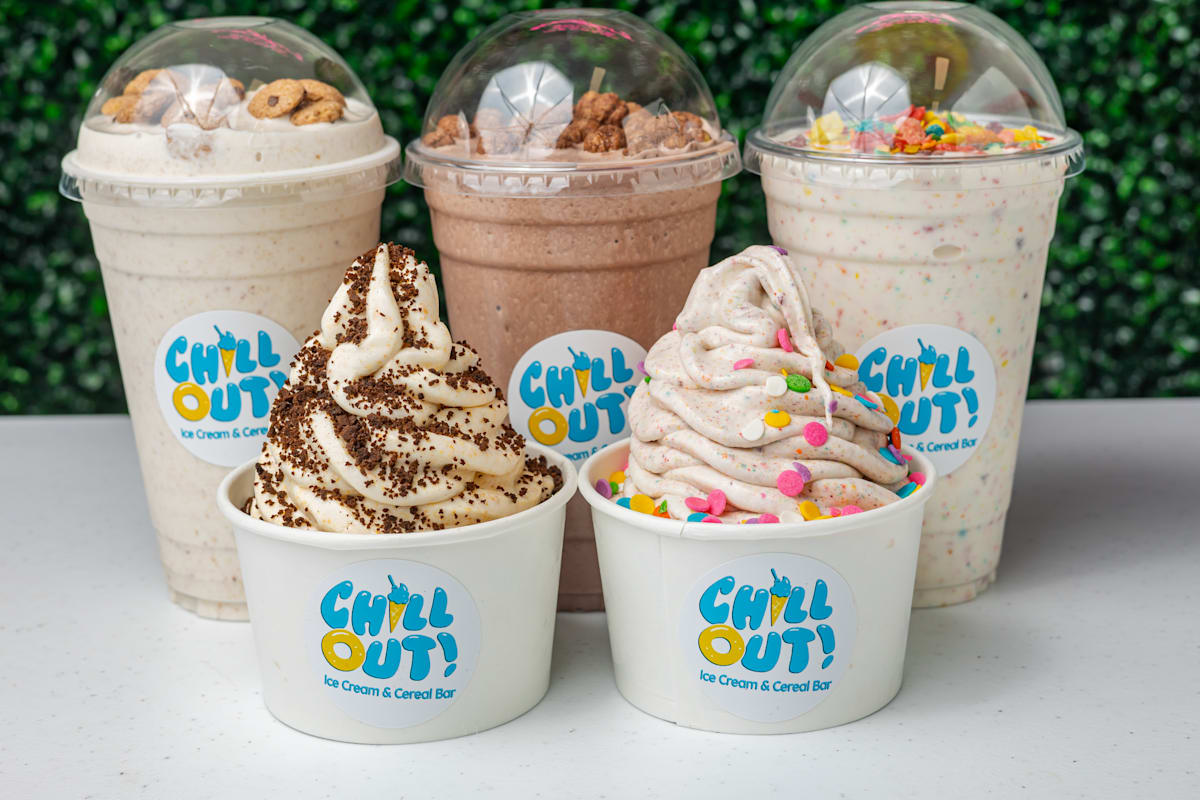 Chill Out! Ice Cream and Cereal Bar Delivery Menu | Order Online | 38 ...