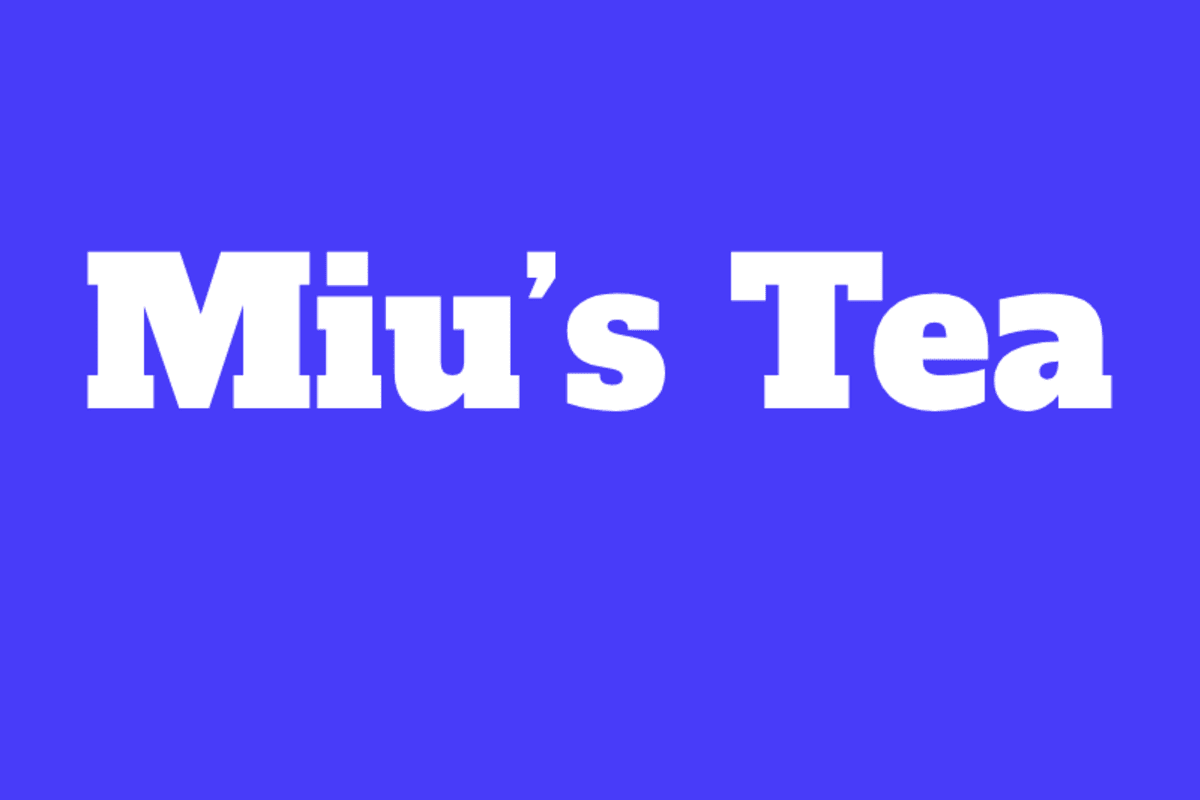 Miu’s Tea Delivery Menu | Order Online | 701 S Miami Ave unit 352b ...