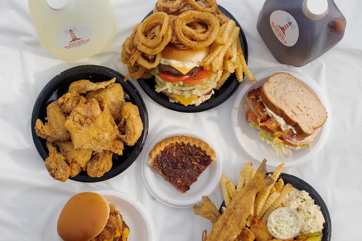 The Beacon Drive-In Delivery Menu | Order Online | 255 John B White Sr ...