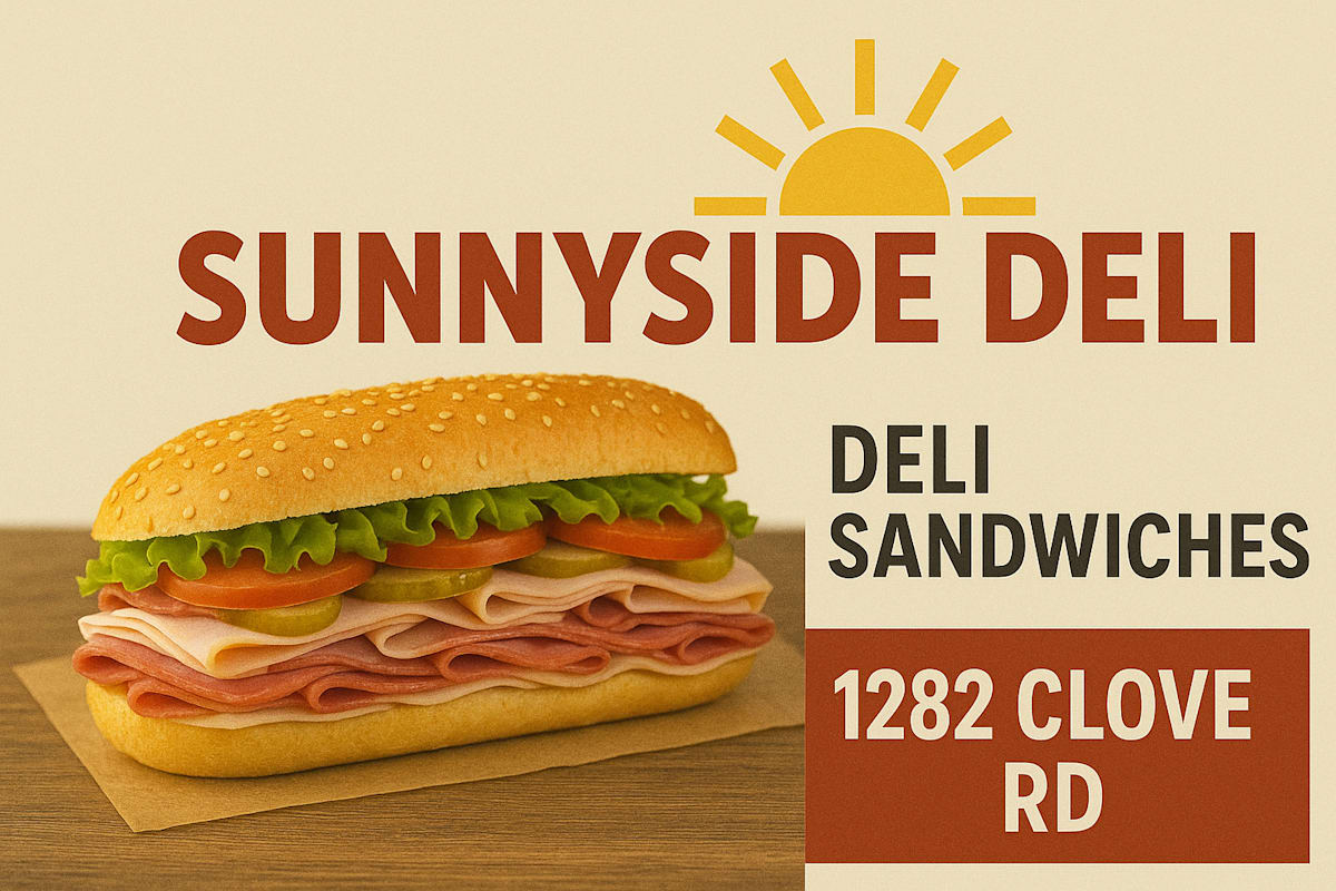 Sunny Side Gourmet Deli Delivery Menu | Order Online | 1282 Clove Road ...