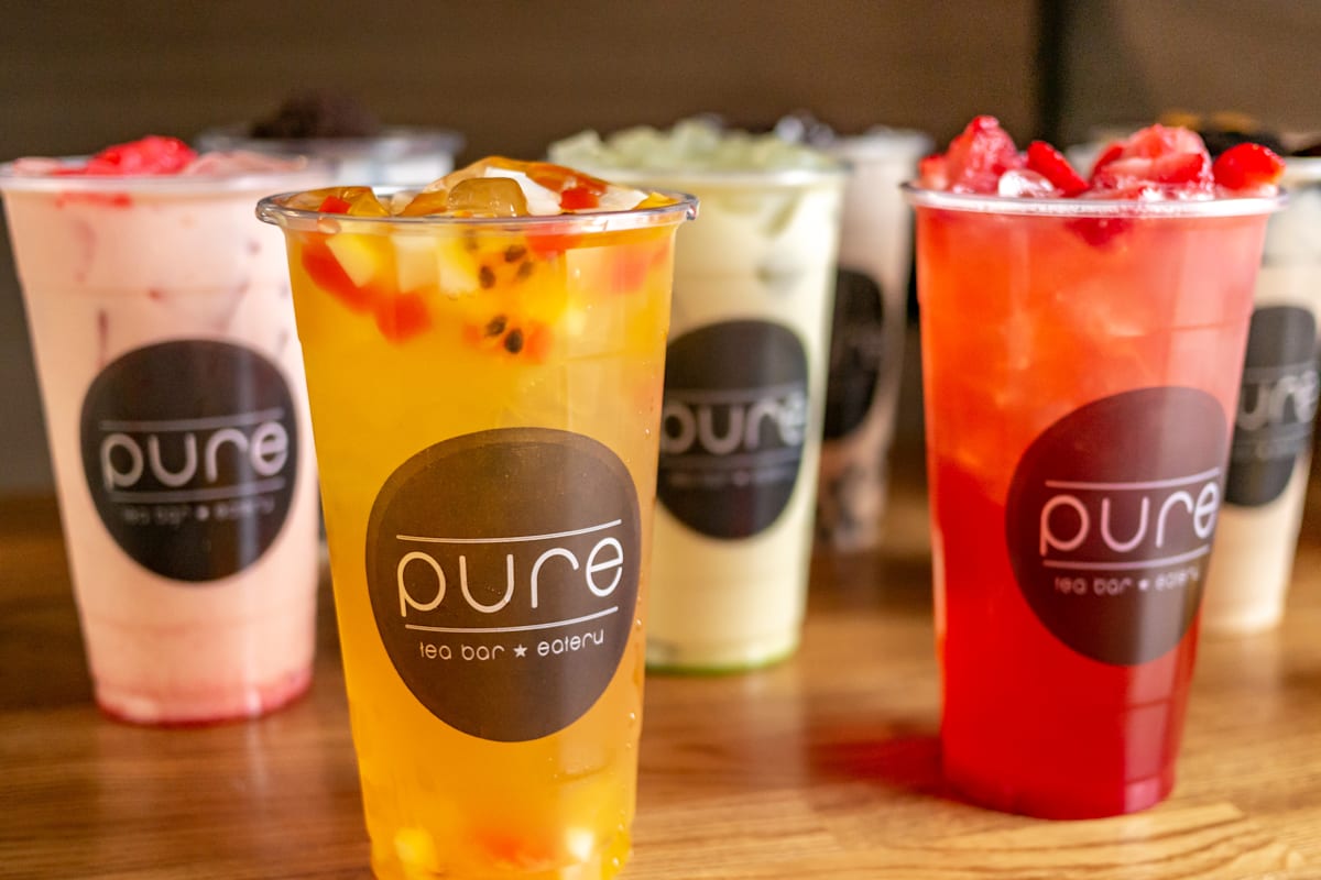 Pure Tea Bar Delivery Menu | Order Online | 6195 Santa Teresa Blvd San ...