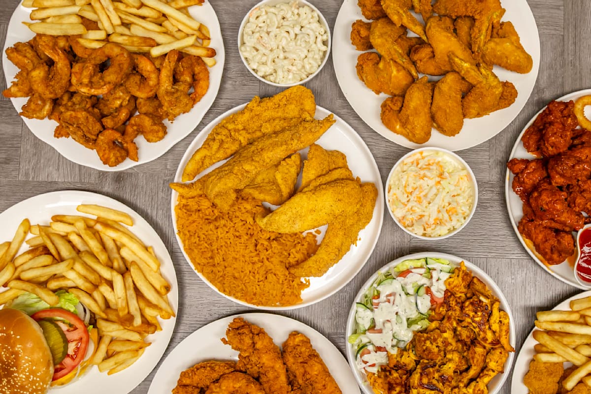 Golden Wings Fish and Chicken Delivery Menu | Order Online | 2351 John ...