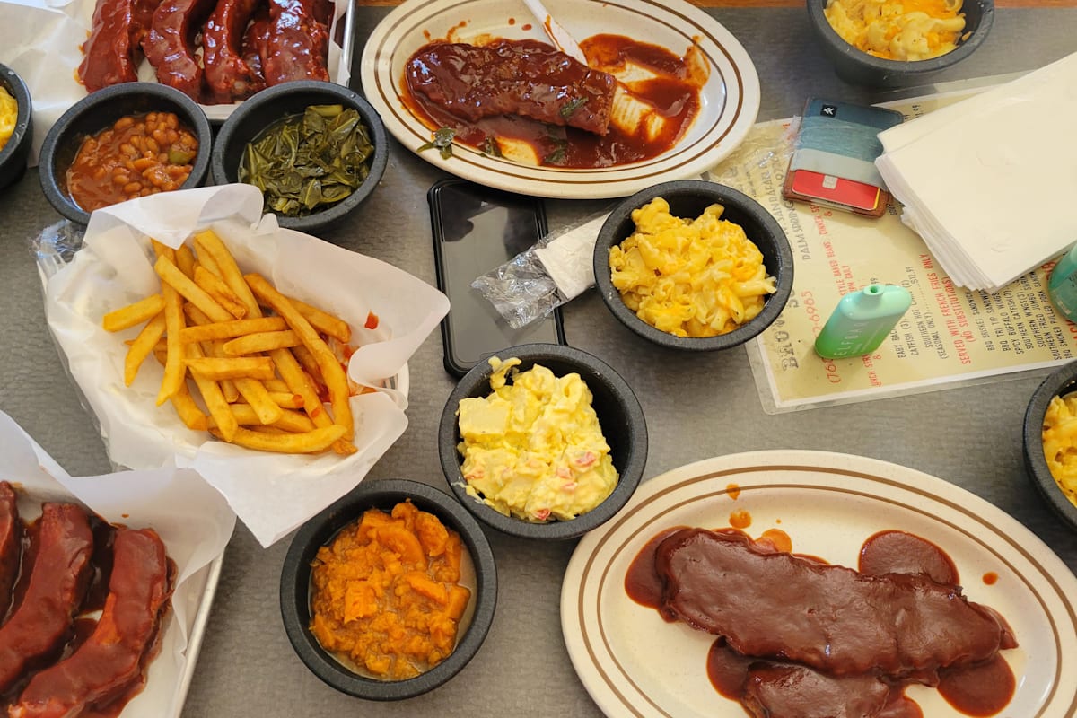 Brown Barbeque and Soul Food Delivery Menu | Order Online | 410 W San ...