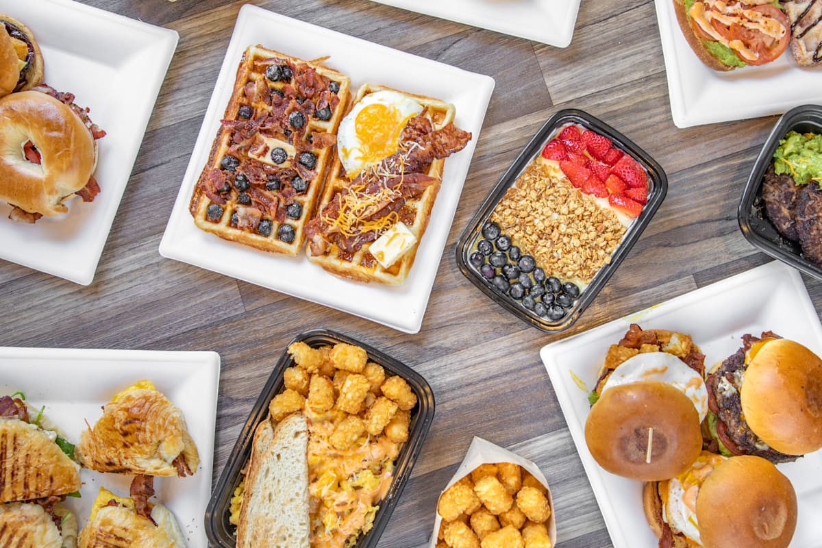 The Flying Yolk Delivery Menu | Order Online | 2902 Tapo Canyon Rd Simi ...