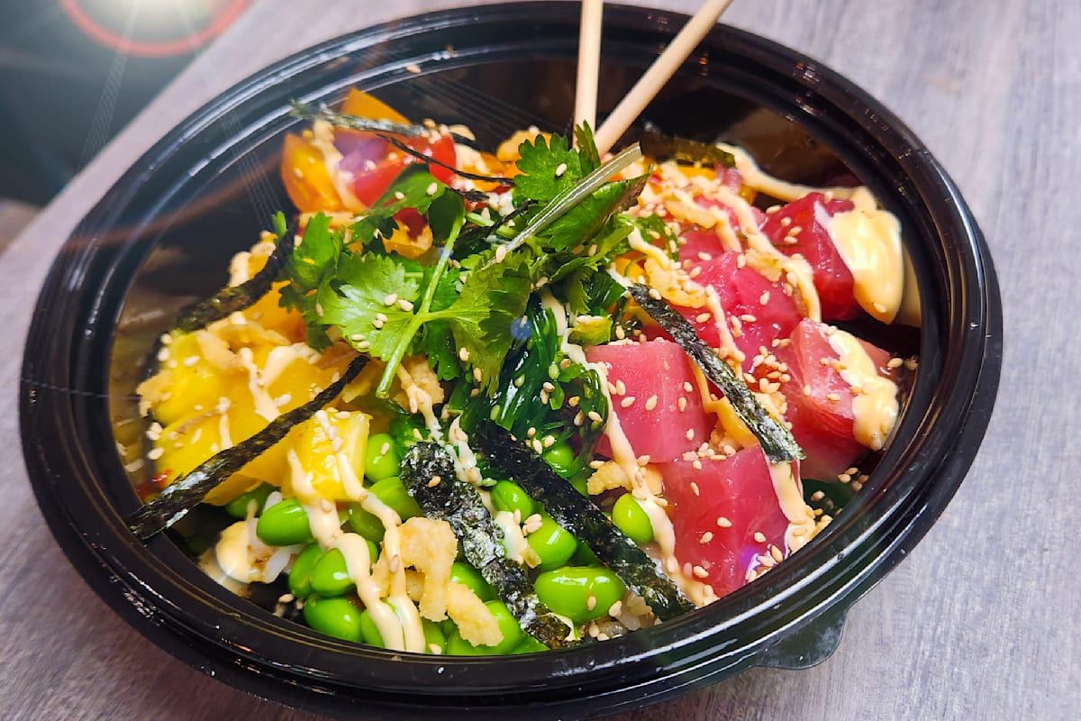 Fresh Poke Delivery Menu | Order Online | 203 East Mount Vernon Street ...