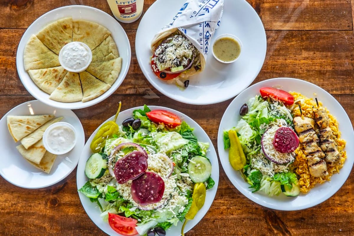 Little greek menu store