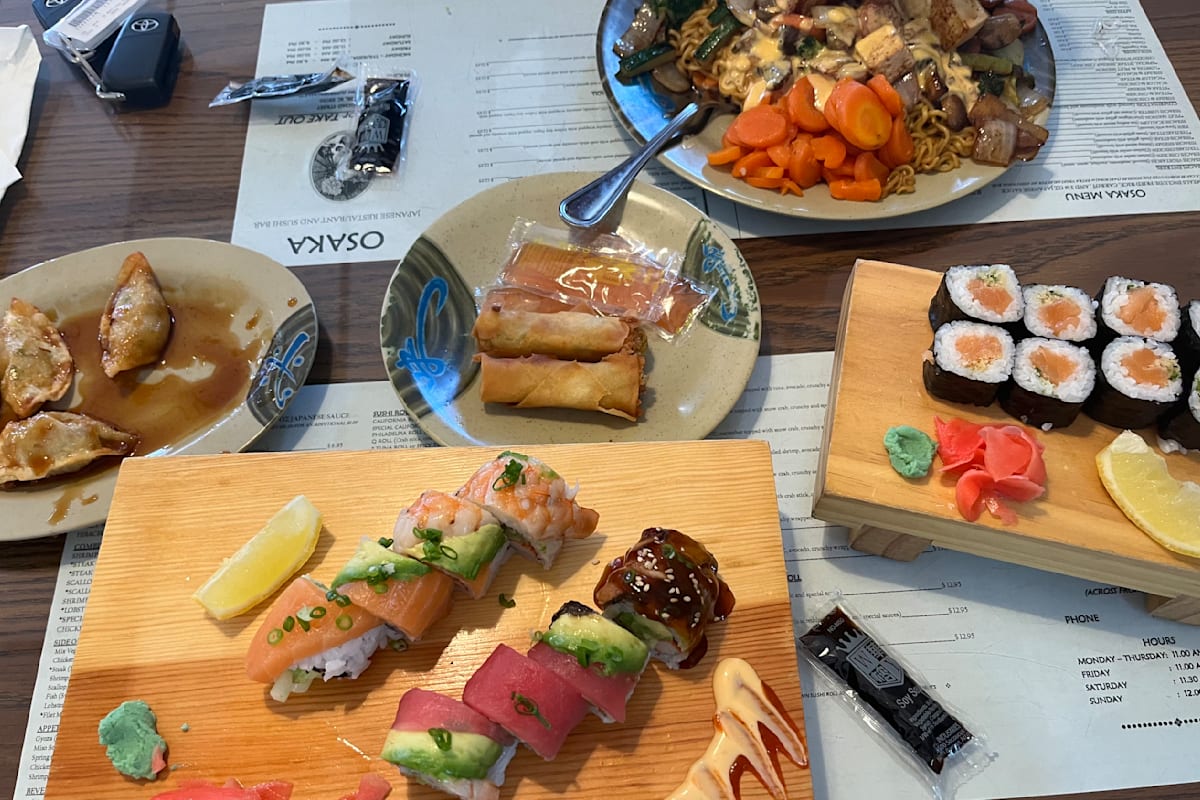Osaka Japanese Restaurant and Sushi Bar Delivery Menu | Order Online ...