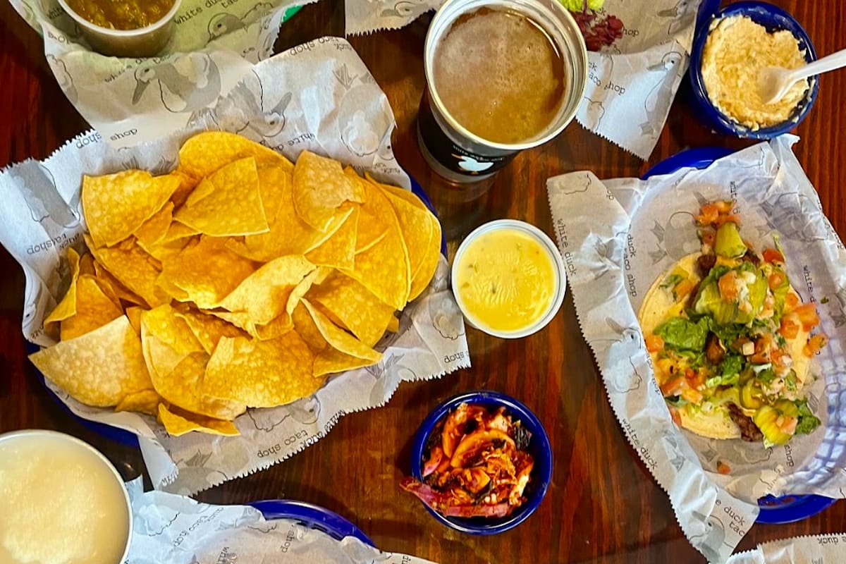 White Duck Taco Shop Delivery Menu | Order Online | 131 E John St ...