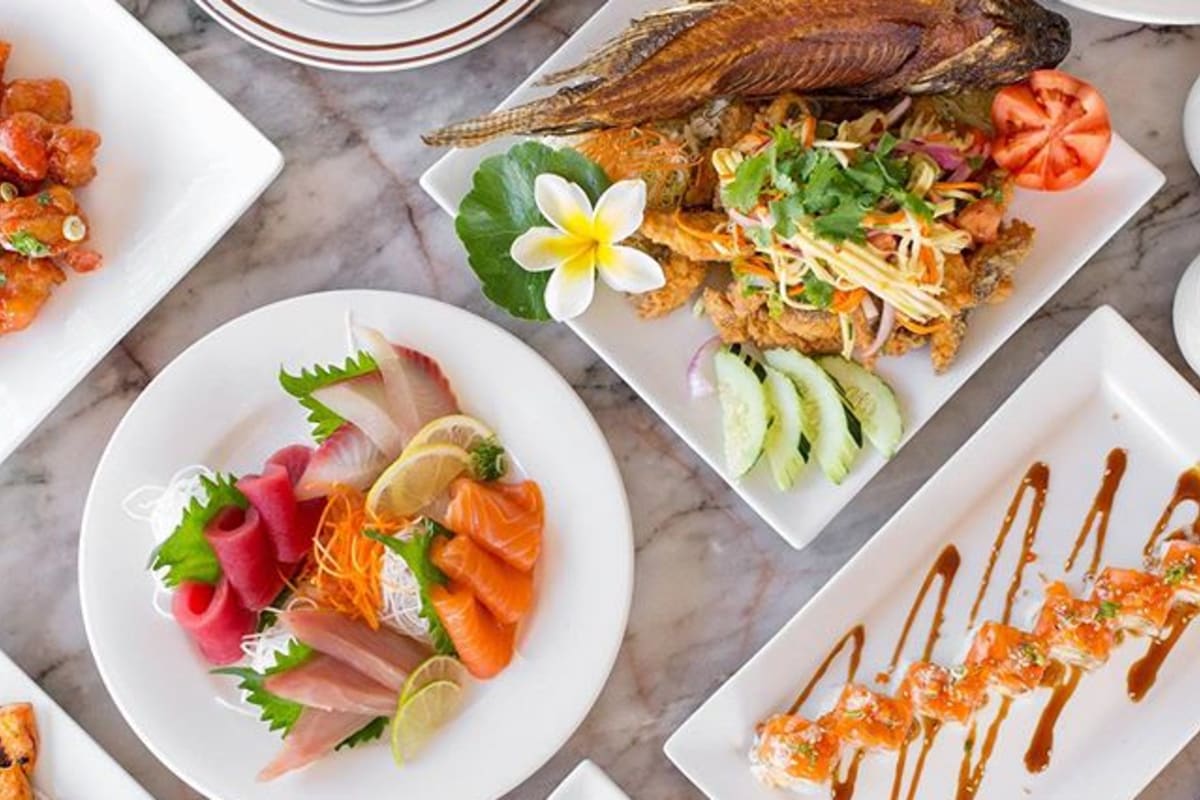 Aki Sushi Bar & Bai Plu Thai Restaurant ( E 7th St) Delivery Menu ...