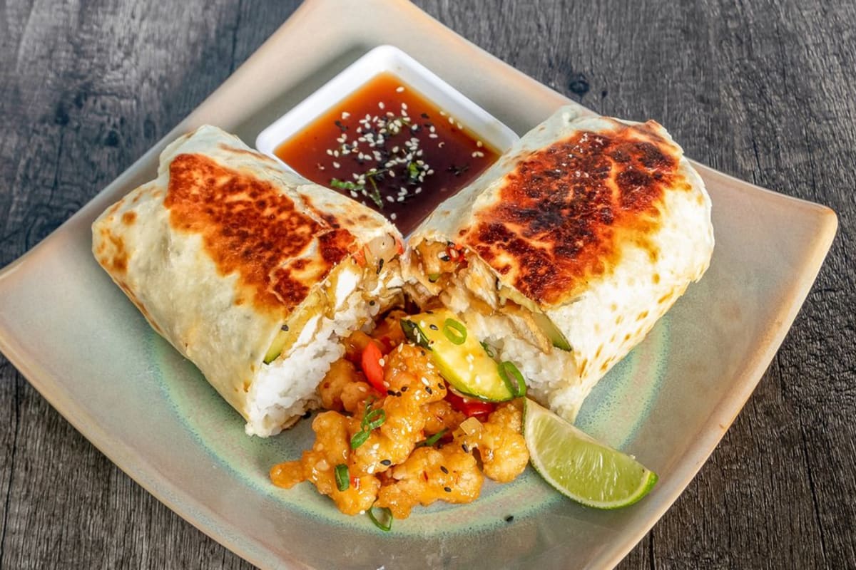 D.CO Stir Fry Burrito Delivery Menu | Order Online | 2171 South Grape ...