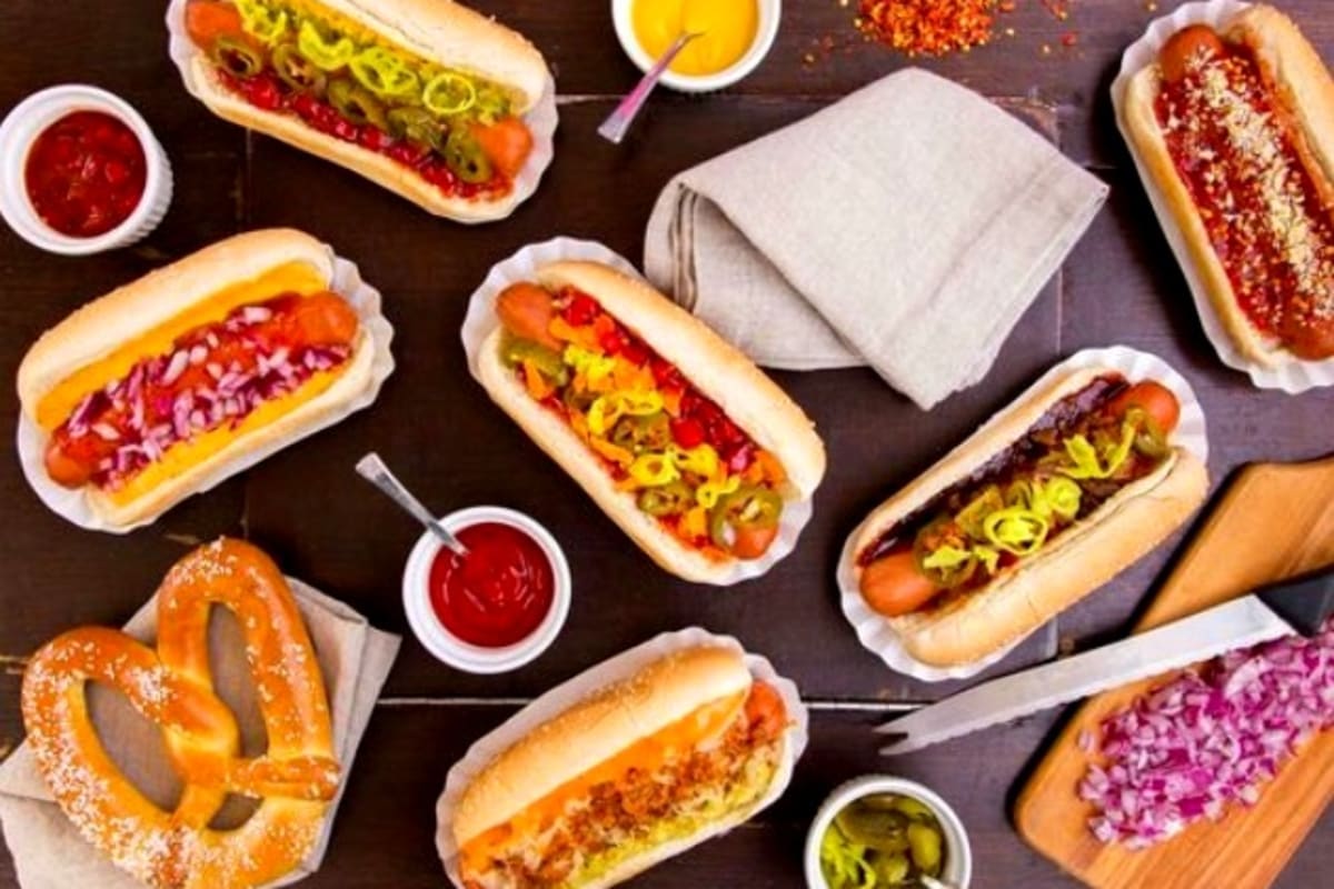 Gourmet Hot Dogs Delivery Menu | Order Online | 401 Newport Center Dr ...
