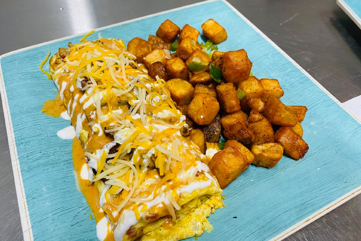 The Easy Egg Breakfast & Lunch Delivery Menu | Order Online | 5700 W ...