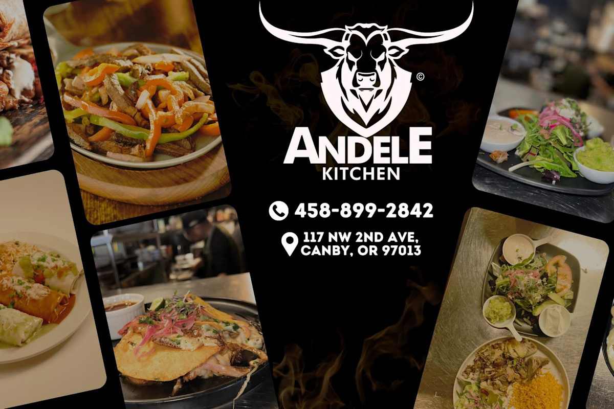 Andele Kitchen Delivery Menu | Order Online | 117 NW 2nd Ave Canby ...