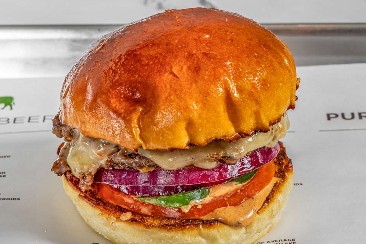 Pure Burger Bar Delivery Menu | Order Online | 1925 S El Camino Real ...