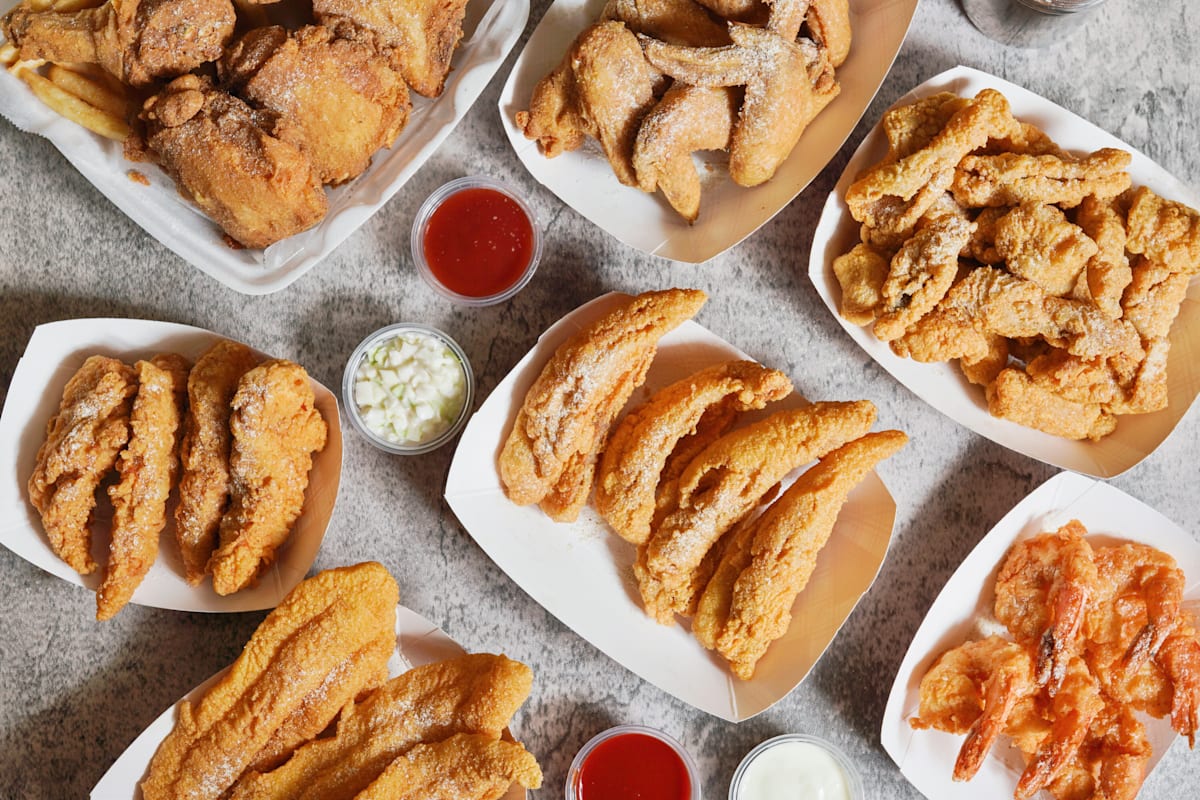 Shark's Fish & Chicken Delivery Menu | Order Online | 4241 W 167th St ...