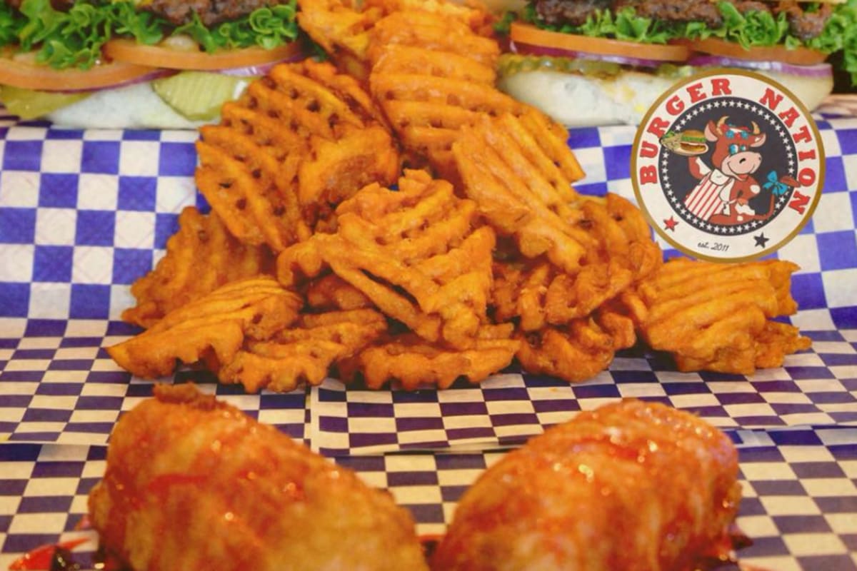 Burger Nation Delivery Menu | Order Online | 3112 N Navarro St Victoria ...