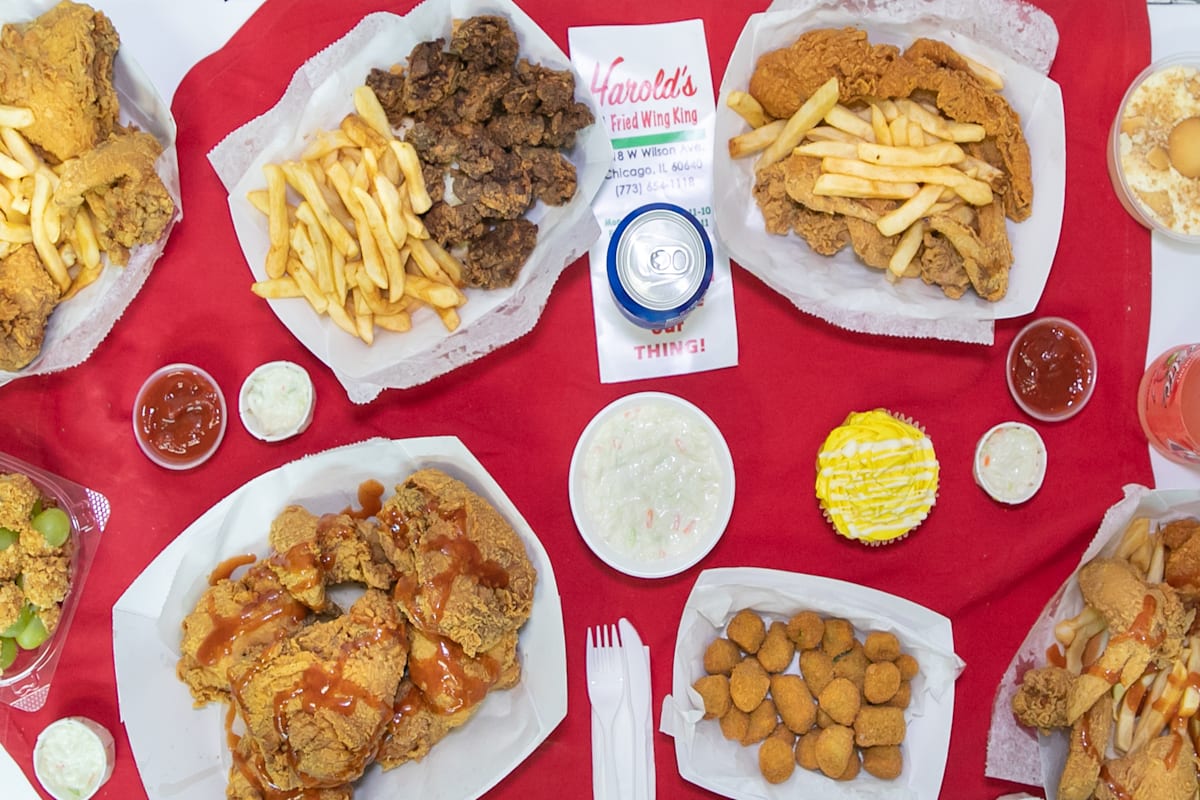 Harold s Fried Wing King Delivery Menu Order Online 1118 W Wilson Ave Chicago Grubhub