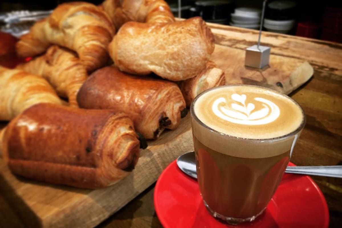 One Shot Coffee & Cafe Delivery Menu | Order Online | 217 W George St ...