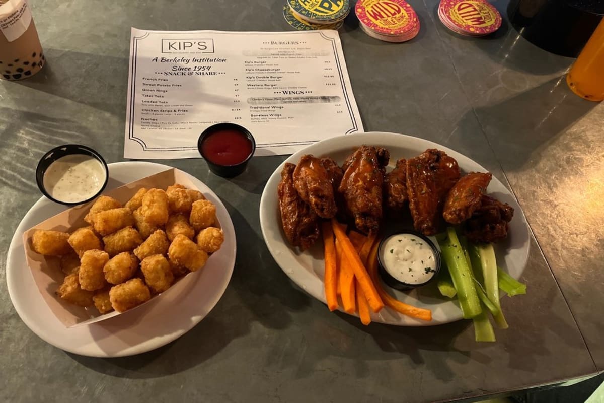 Kip's Bar and Grill Delivery Menu | Order Online | 2439 Durant Ave ...