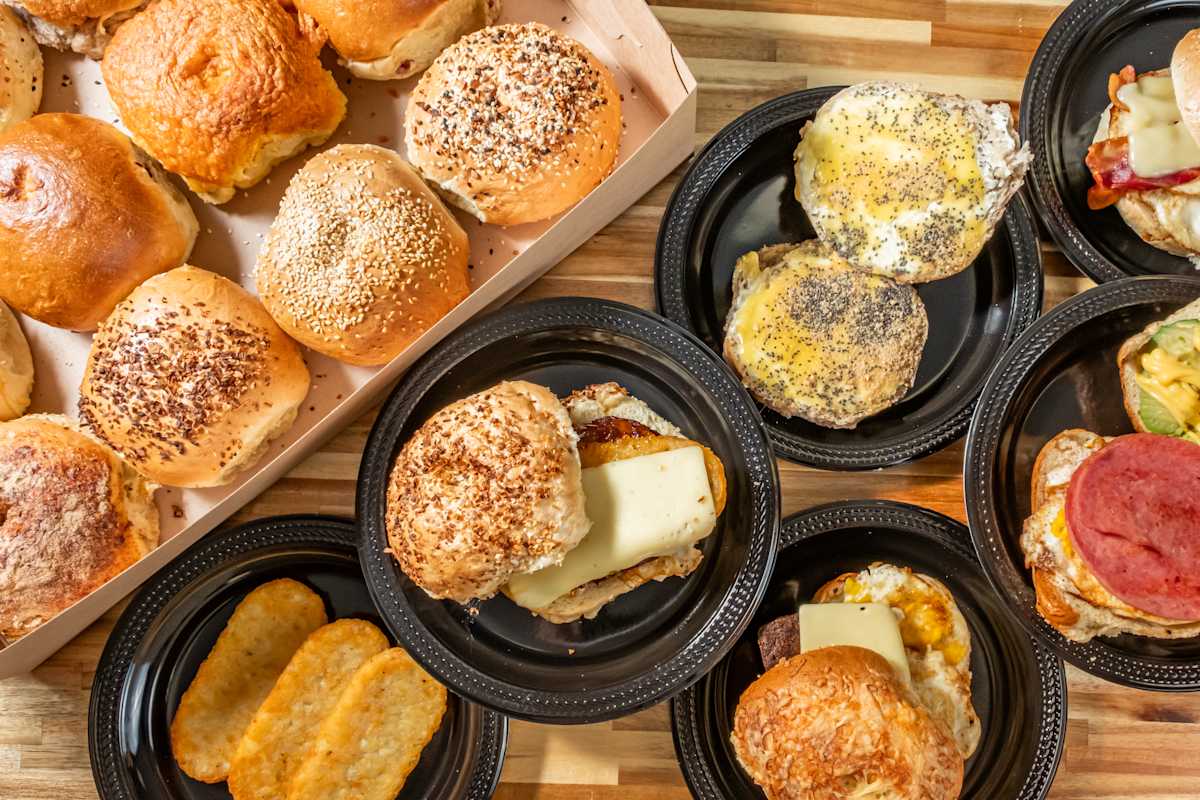 Boswood Bagels Delivery Menu | Order Online | 1160 Chews Landing Rd ...