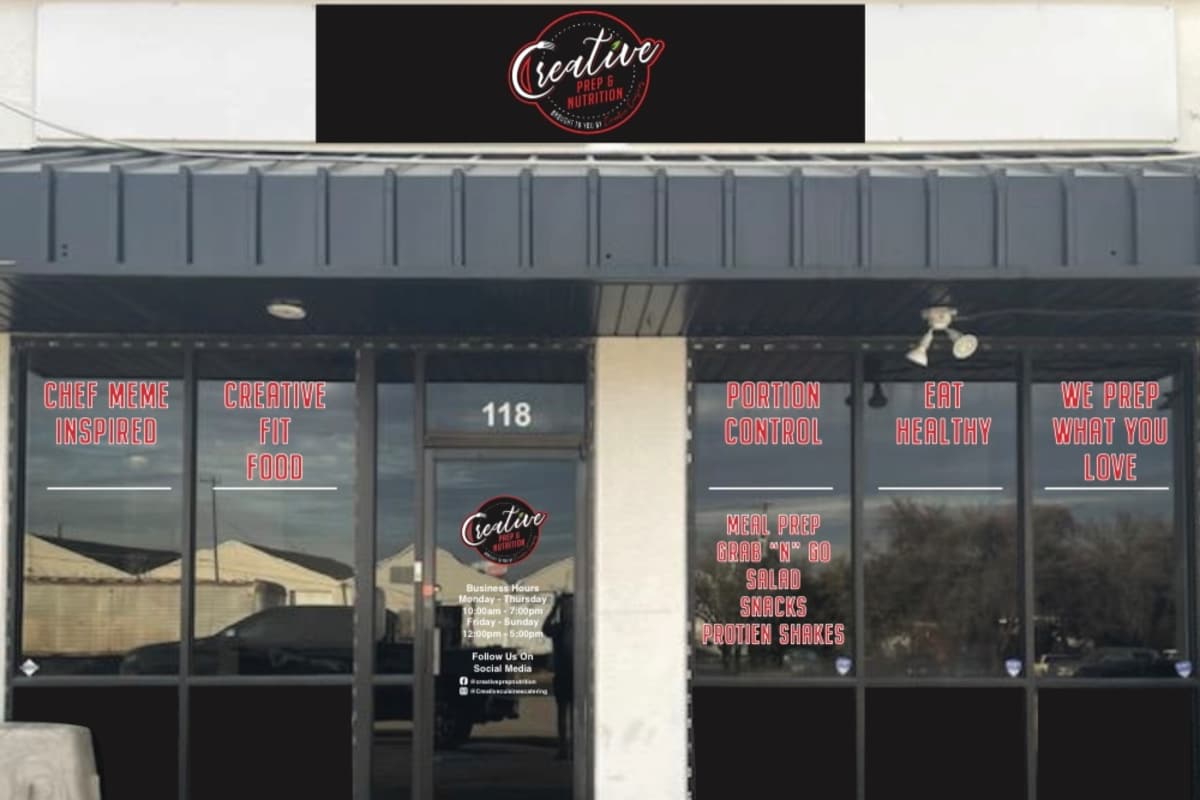 Creative Prep & Nutrition Delivery Menu | Order Online | 6206 South Fwy ...