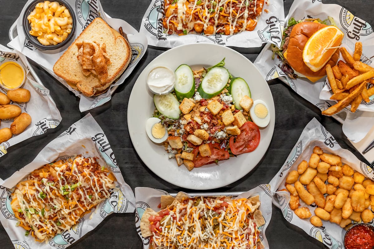 Gulf Coast Burger Delivery Menu | Order Online | Legendary Dr Destin ...