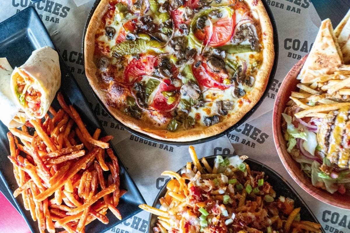 Coaches Burger Bar Delivery Menu | Order Online | 4698 Belmont Ave ...