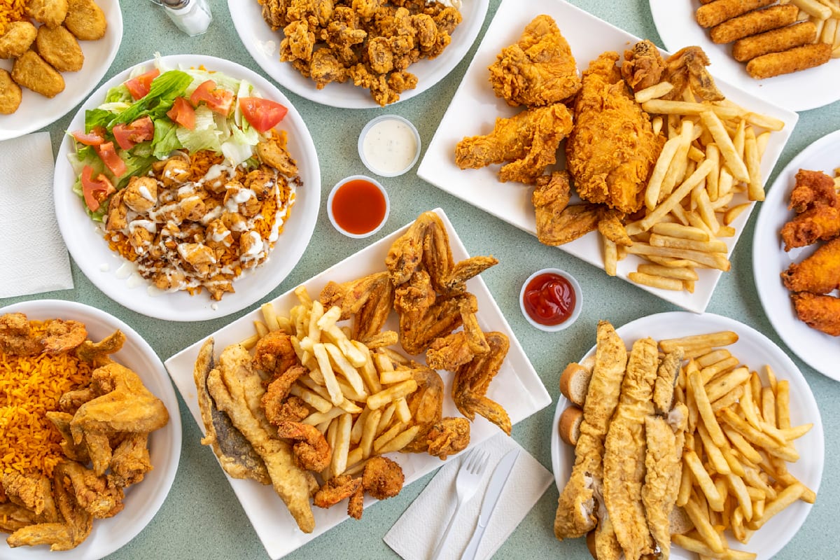 Flying Wings Fish & Chicken Delivery Menu | Order Online | 1305 S 2nd ...