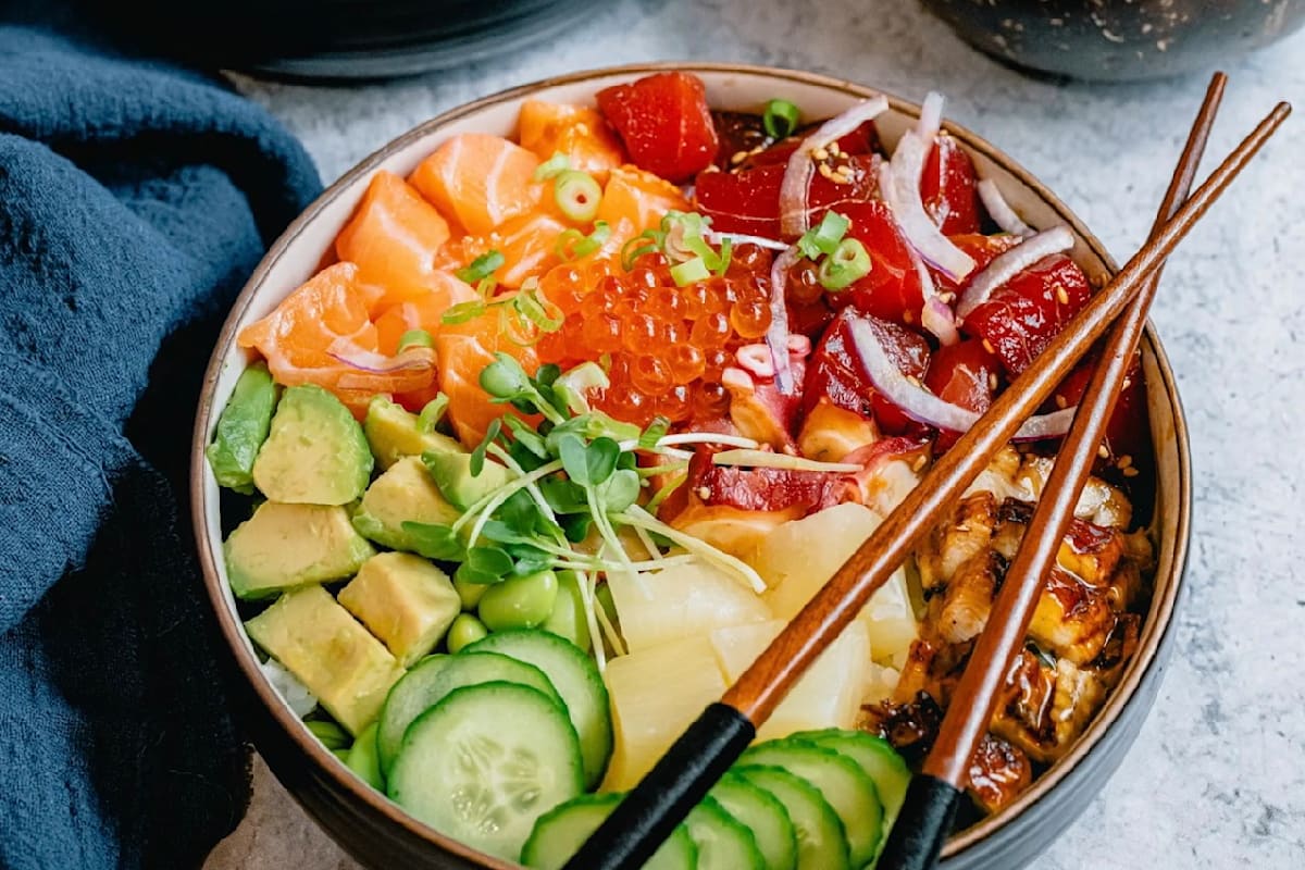 Poke Bowl Tropical Cafe Delivery Menu | Order Online | 4007 Ventnor Ave ...