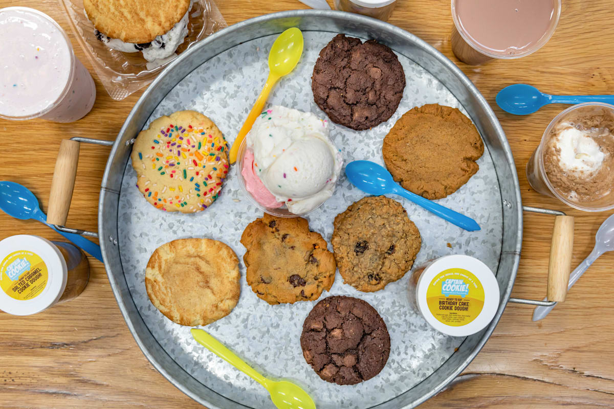 Captain Cookie and the Milkman Delivery Menu | Order Online | 500 E ...